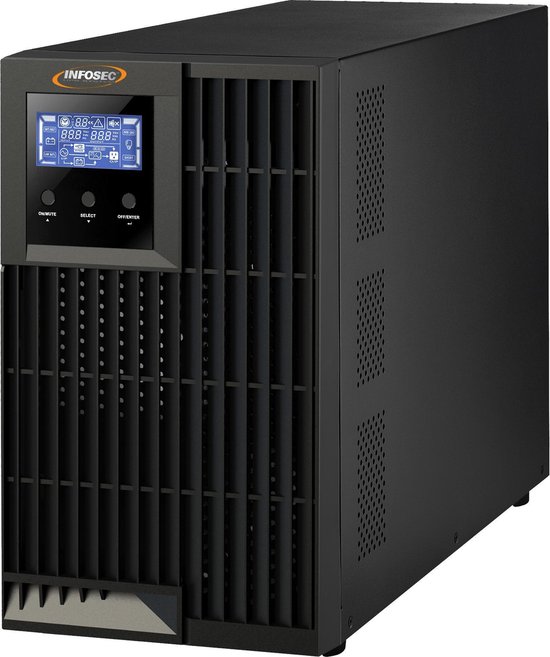 Infosec E4 Lcd Pro 2000Va Ups - Online Double Conversion | bol.com