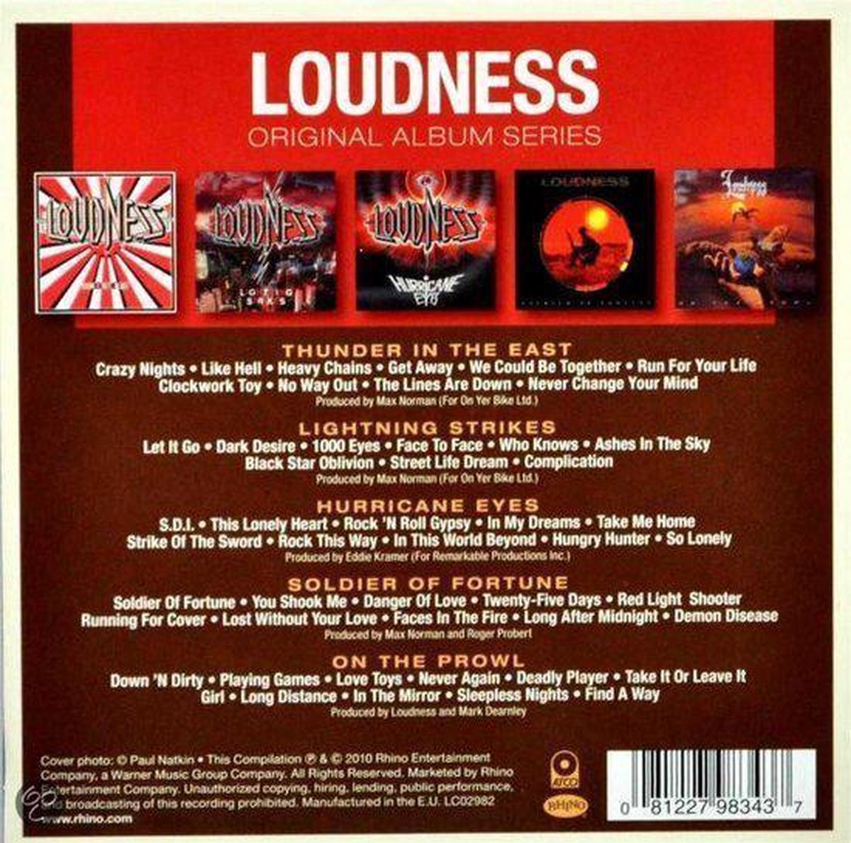 Original Album Series, Loudness | CD (album) | Muziek | bol