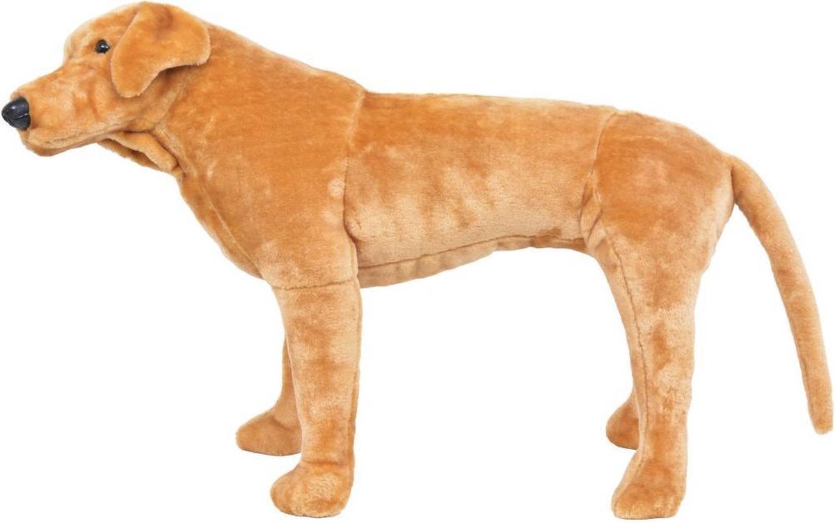 Staande Knuffel Labrador Hond 79x56 cm - Knuffel staand pluche | bol.com