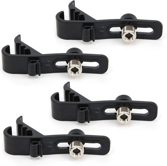 Verstelbare Drum Microfoon Clip Schokbestendige Houder Mount voor Tom ...