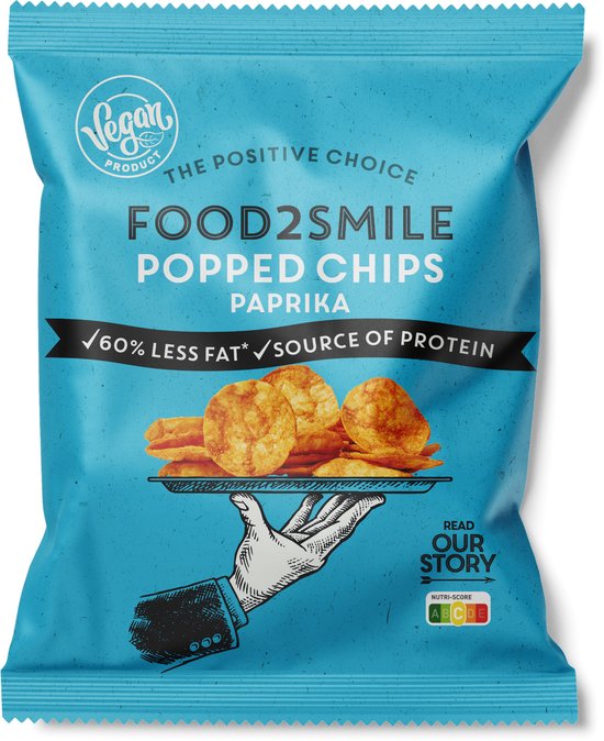 opped Chips Paprika 21x25 - Food2Smile - Voordeelverpakking chips ...