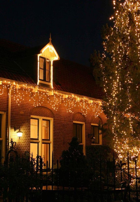 Luca Lighting lichtsnoer van 2,3 meter met extra lange ijspegels en 192 ...