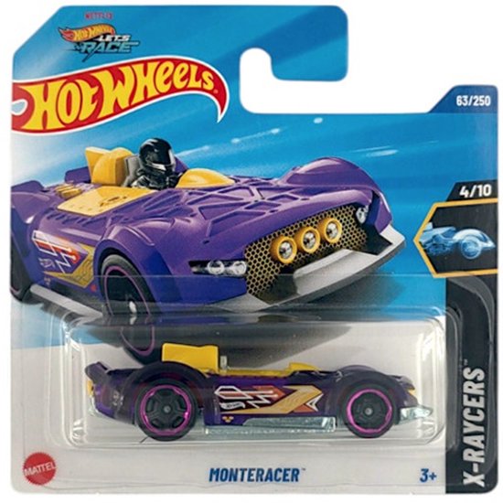 Hot Wheels Monteracer - Metallic Paars - HW X-Racers | bol