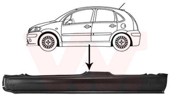 DREMPEL VOOR CITROEN C3 2002-2005 | bol