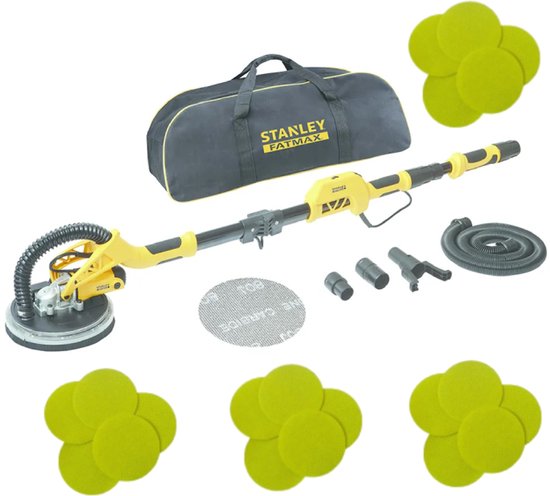 STANLEY SFMEE500S Schuurmachine - Telescopisch - 750W - Voor muren en ...