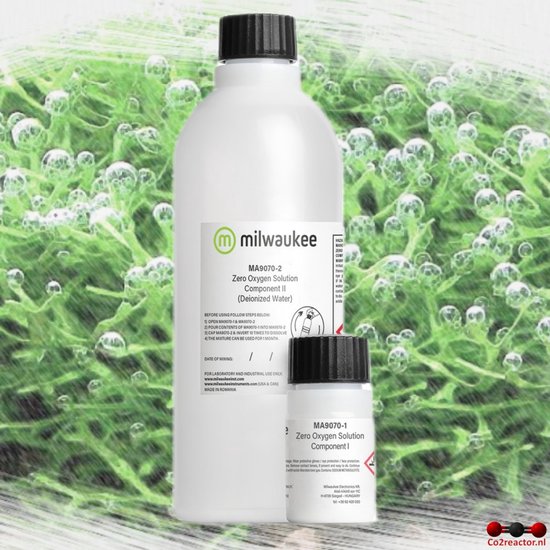 Milwaukee MA9070 Zero Oxygen kalibratie oplossing kit aquarium | bol