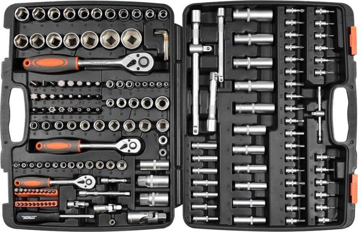 Sthor Ratel dopsleutel set 173-delig metaal 58688 | bol.com