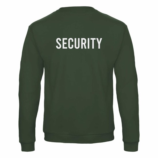 Security Sweater met Officieel Reflecterend Beveiliging Logo - 100% Katoen - Maat L | bol