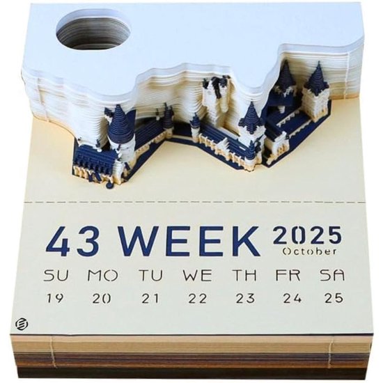 Bureau Kalender 2025 - Bureaukalender 2025 Staand - Bureau Kalender ...