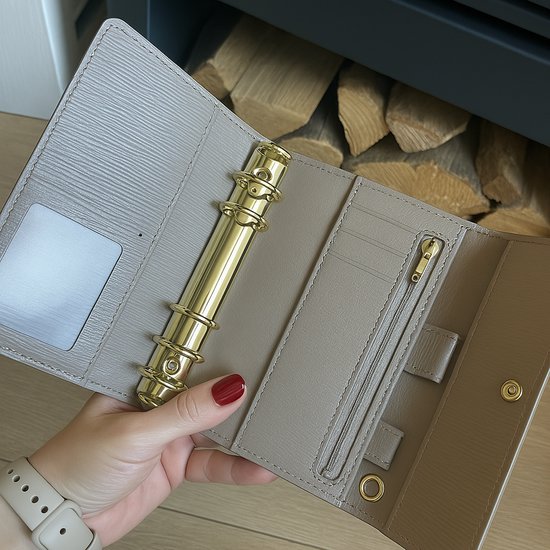 luxe a6 binder - beige/zand | bol