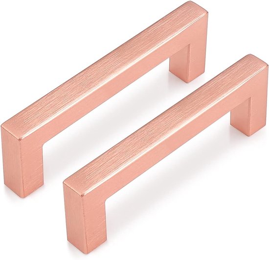 Rose Goud - Deurbeslag-Deurgreep-Handgreep keuken-handgrepen -Handgreep ...