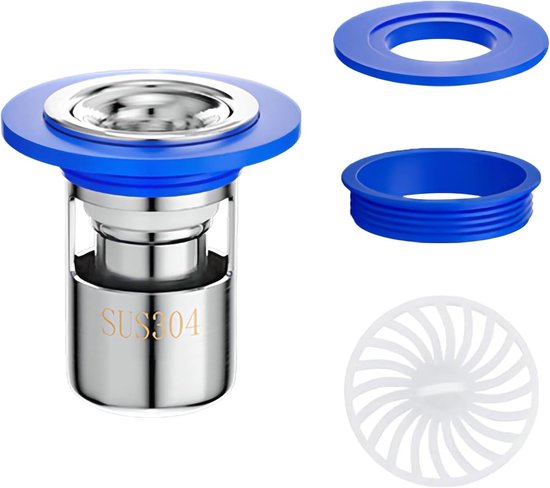 RVS vloergoot afvoer kern, anti-geur vloerbevestiging afvoer met ...