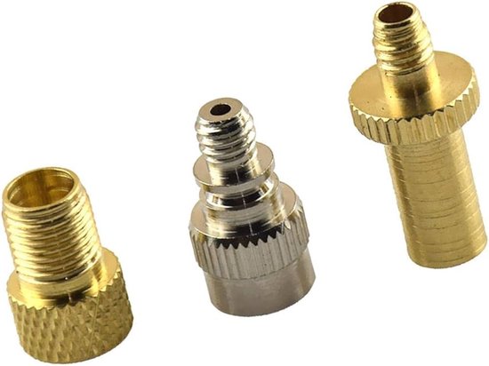 2x Verloopnippel Fiets Set - Frans Ventiel Verloopstukje - Fietsventiel ...