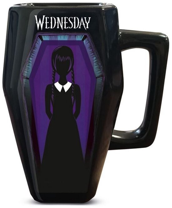 Wednesday Wednesday Addams Kop meerkleurig Keramiek Unisex - Fan merch ...