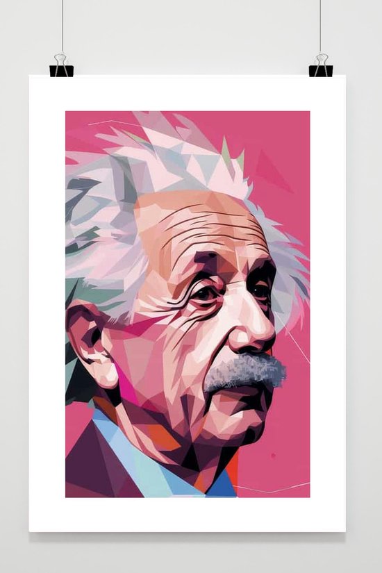 Albert Einstein Poster - Wetenschap - Historisch - Fysica - Portret ...