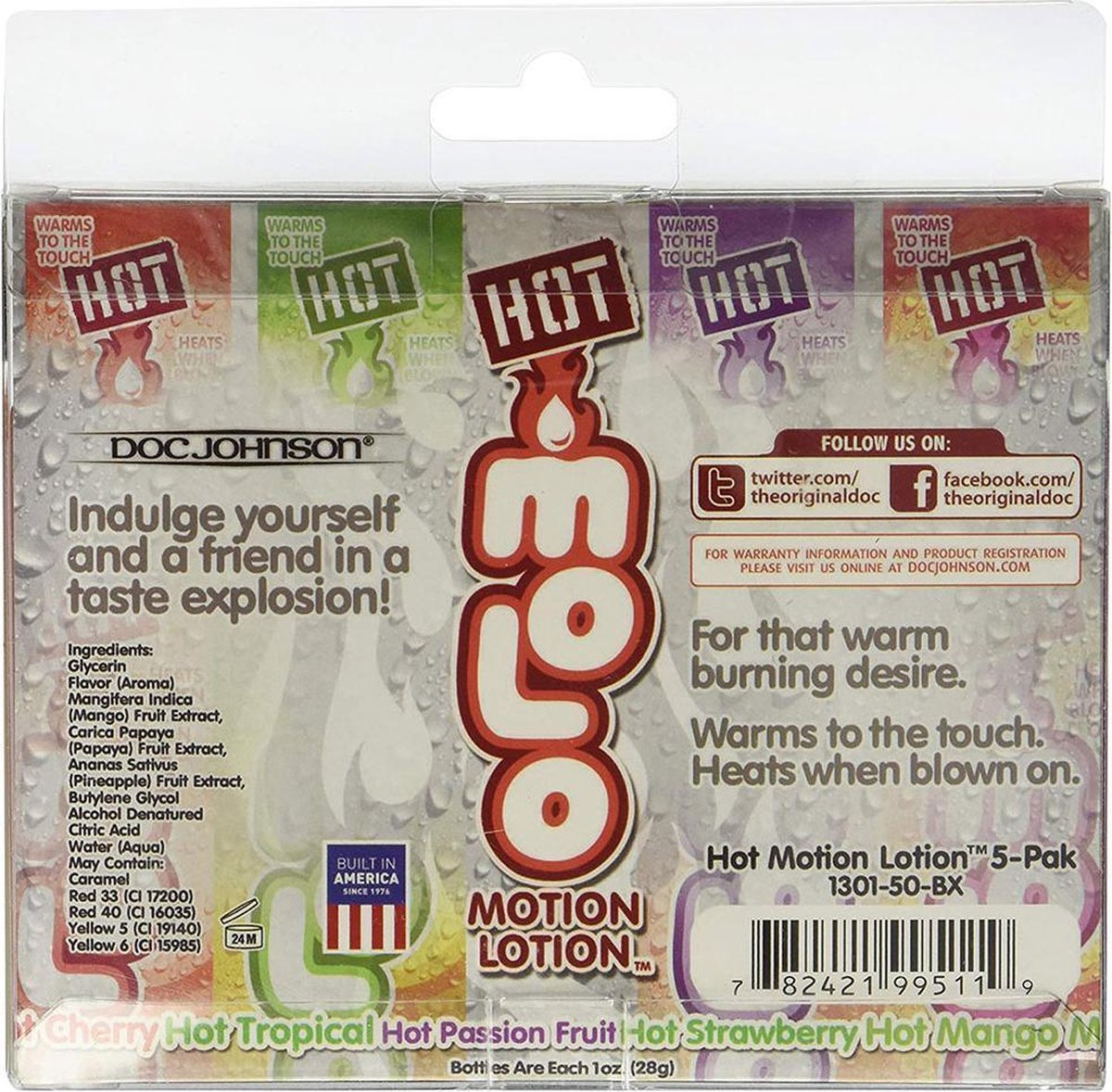 Hot Motion Lotion 5 Pack | bol.com