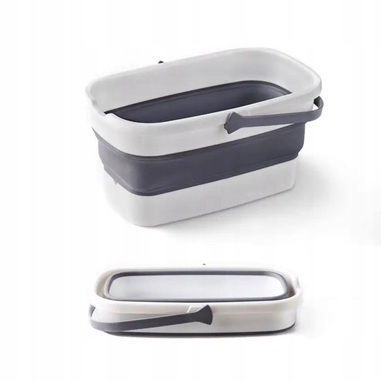 EMMER KOM SILICONEN OPVOUWBARE DRAAGBARE EMMER 15L MET HANDGREPEN | bol