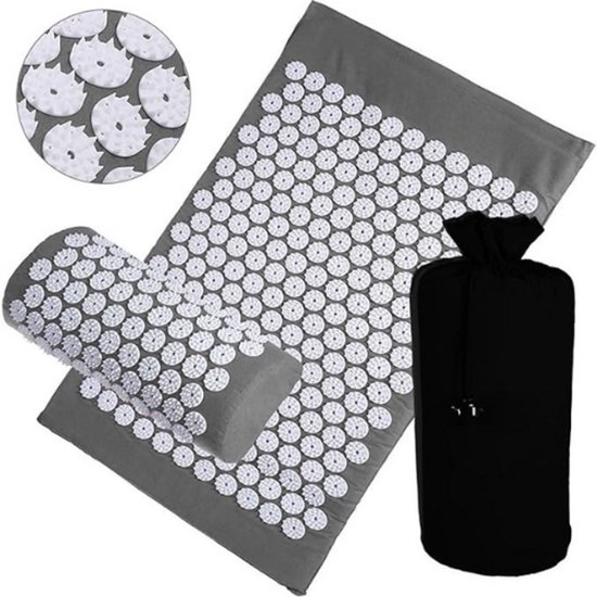 Spijkermat - Ontspannend en Therapeutisch - Voor Rug, Nek en Schouders ...