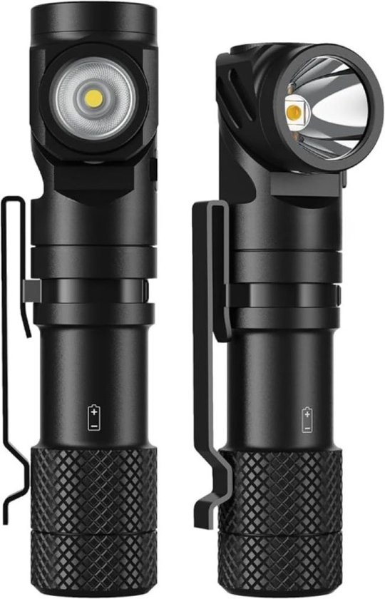 Zaklamp - Zaklamp op Batterijen - Tactische Zaklamp - Zaklamp LED Oplaadbaar - Type-C... | bol