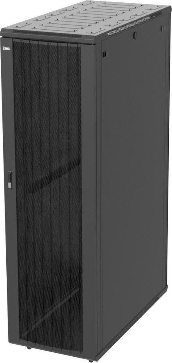 42U Serverkast - Serverkast 19 met stalen geperforeerde deuren, (BxDxH ...