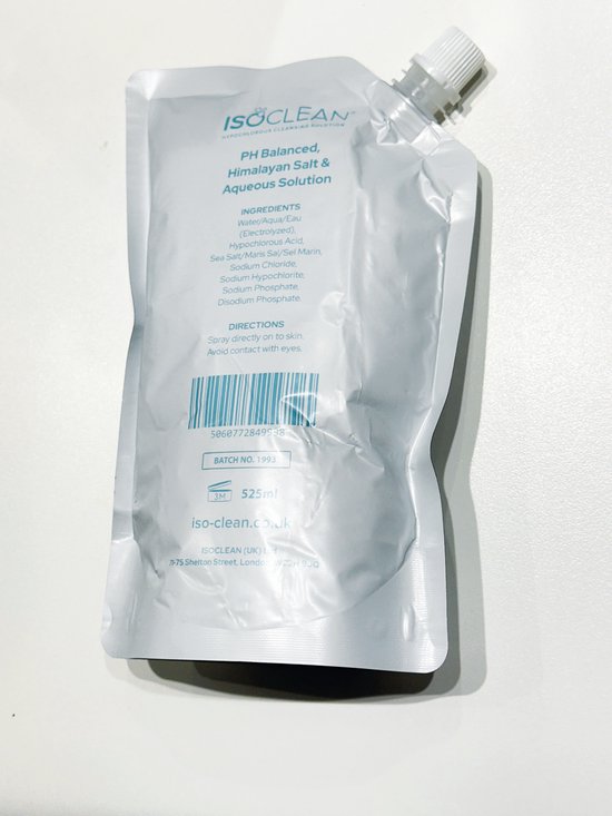 ISOSKIN REFILL Hypochlorous Acid Spray Cleansing Solution REFILL 525 ml ...