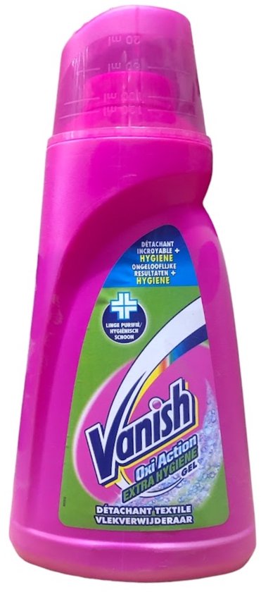 Vanish Oxi Action Extra Hygiëne - Vlekkenverwijderaar Gel - Gekleurde ...