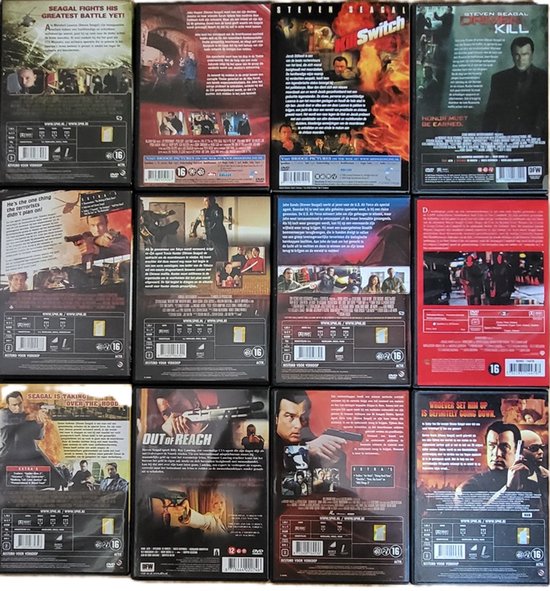 Steven Seagal - 12 dvd pakket (Dvd), Steven Seagal | Dvd's | bol