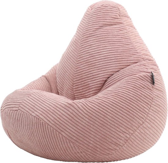 Comfortabele Kinder Zitzak in Roze Corduroy - Perfect voor Speelkamers ...