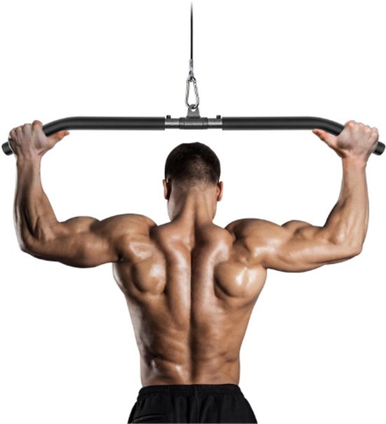 Lat Pulldown Bar - Triceps Biceps Kabel Stang - Pulley Fitness ...