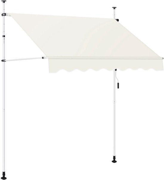 VidaLuxe - Luifel - Luifel 300cm - Intrekbare Luifel - Luifel Zonnescherm - Luifels -... | bol