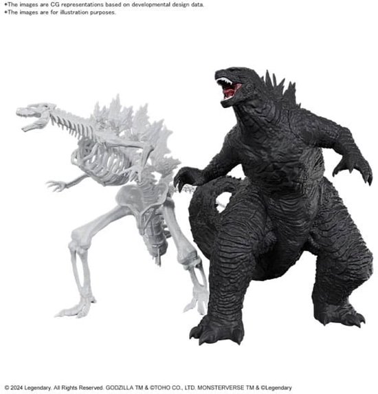 Bandai Godzilla x Kong: The New Empire Plastic Model Kit Godzilla Model ...