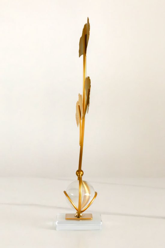 VL HOME Ginkgo Biloba gevormde ijzerkunstdecoratie | bol