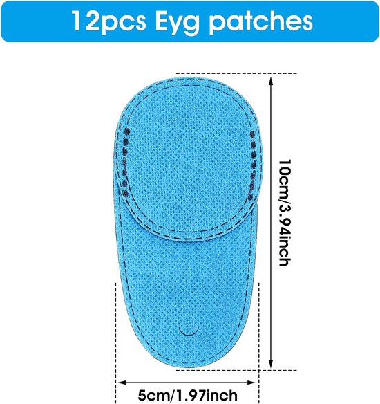 Ooglapje - 12 Stuks - Oogpatch - Oogbehandeling - voor Lui Oog of na ...