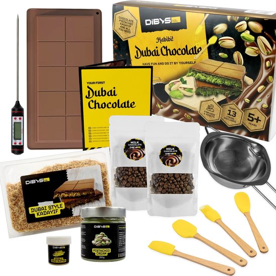 DIBYS KIT VOOR HET MAKEN VAN CHOCOLADE DUBAI VOOR KINDEREN EN ...