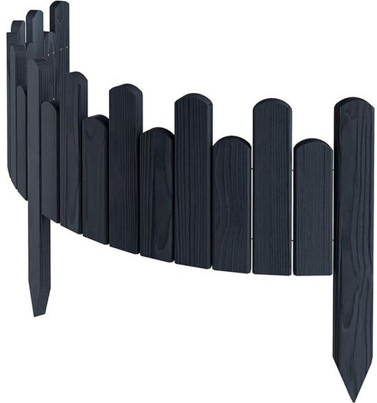 GTB® Borderrand op Rol - Borderrand - Perkland - Antraciet - 1cm x ...