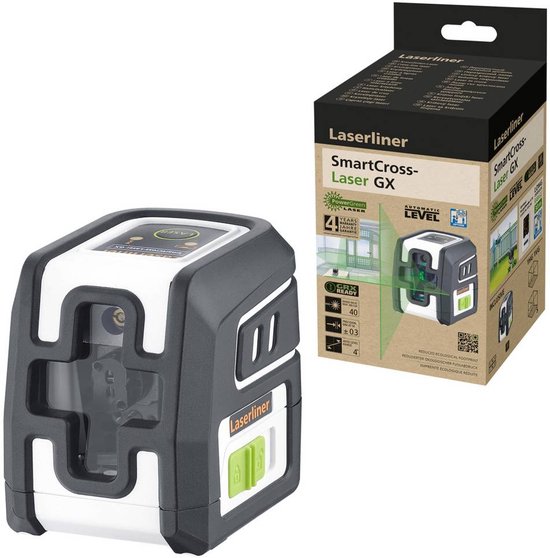 Laserliner SmartCross-Laser GX Kruislijnlaser Reikwijdte (max.): 40 m | bol
