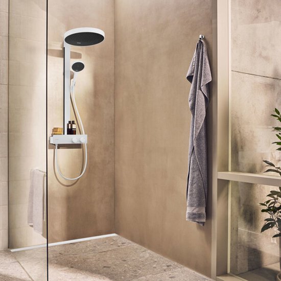 Hansgrohe Rainfinity showerpipe 360 1jet met showertablet 350 chroom | bol