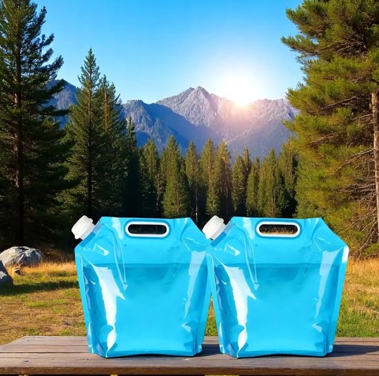 Dutchers® Watercontainer - 2 Stuks - BPA vrij - Waterzak - Container ...