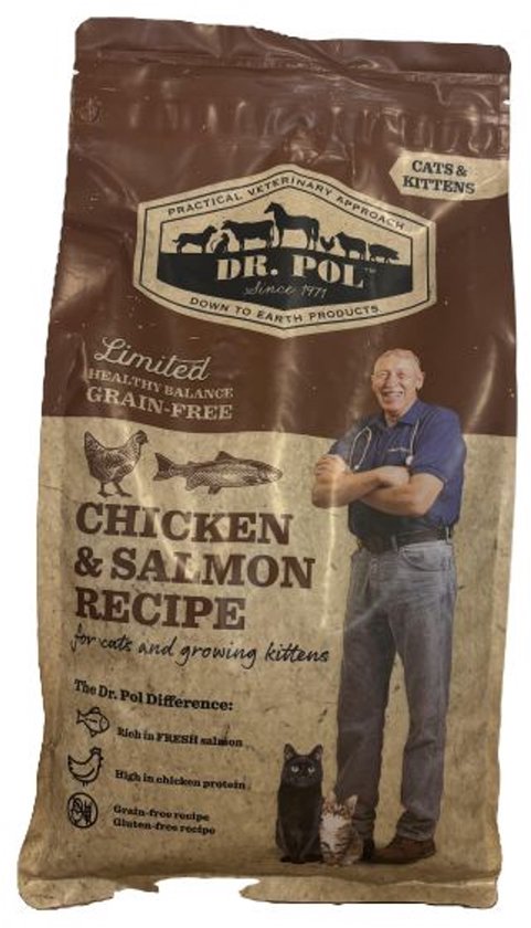 Dr. Pol Cat Chicken & Salmon | bol
