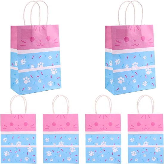 20st Kraftpapier Cartoon Thema Kattenpoppenhuis Cadeau Zakjes ...