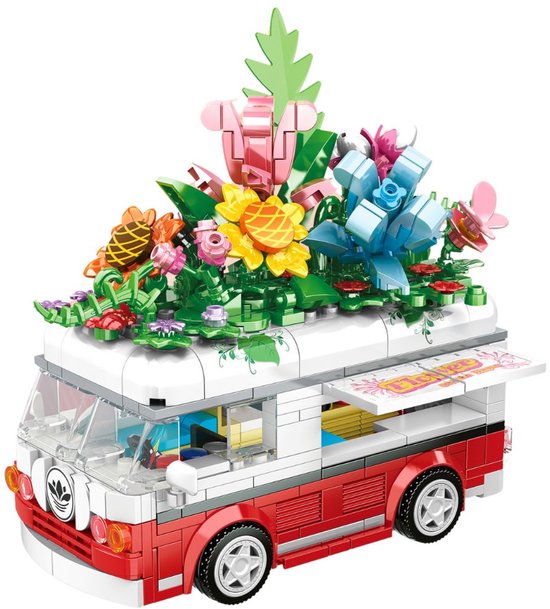 Woma C0286 Bloemen camper bouwset | City Auto Adventure Modelbouw ...