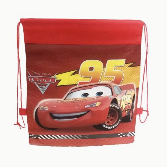 CARS Tas - gymtas- voor kinderen - Tas met trekkoord - Pixar - stoffen ...