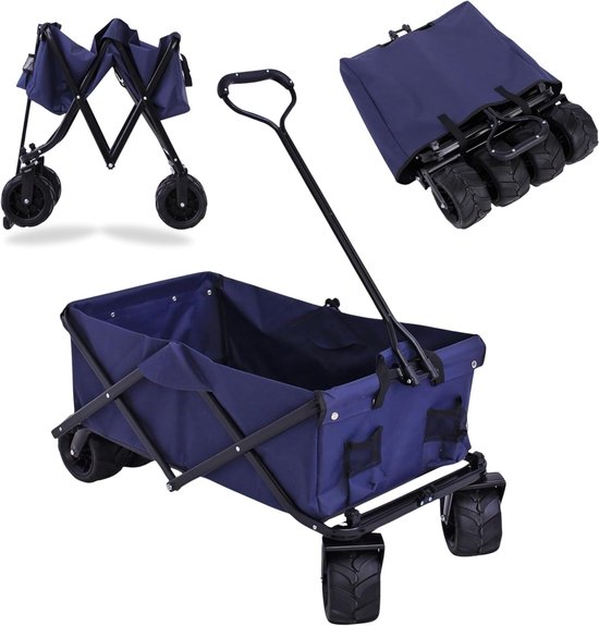Bolderkar Opvouwbaar Luchtbanden - Strandwagen - Bolderwagen | bol