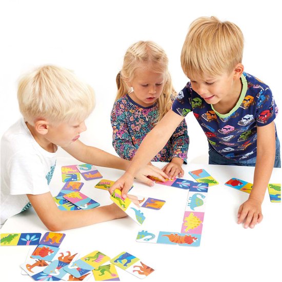 Banana Panda Laten we Dino Domino spelen 2+ | Games | bol