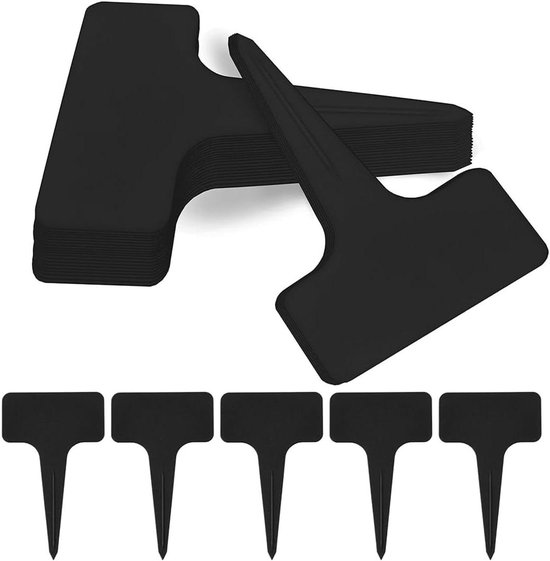 100 Plastic Plant Signs Weatherproof Plant Labels Outdoor Plant Signs ...