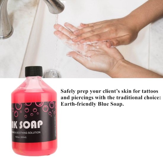 Pink Soap Concentrate 500ml | Green Tattoo Soap | Milde Professionele ...