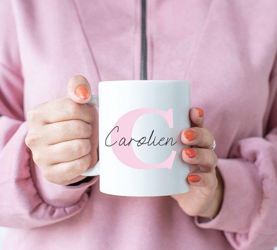 Mok met Naam - Roze - Beker met Naam - Mok met Tekst - Mok met Maam ...