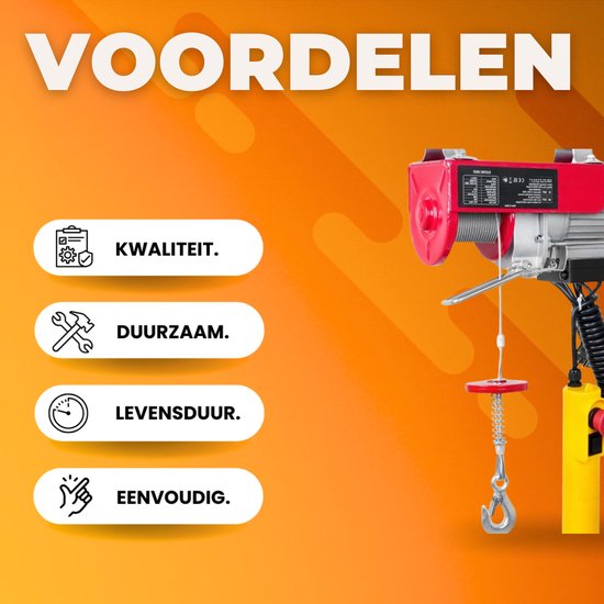 Treuil électrique PRO - Avec télécommande - Palan - Palan à câble ...