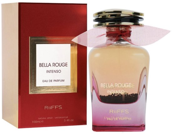 Bella Rouge intenso - eau de parfum - 100ml - dames - Riiffs | bol