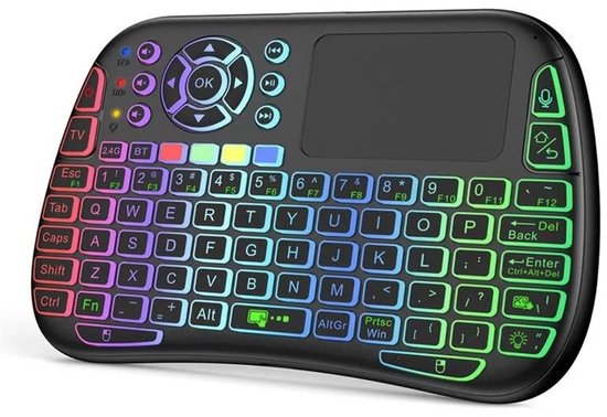 M9 MINI - Draadloos Toetsenbord Touchpad Combo - Bluetooth & 2.4G - RGB ...